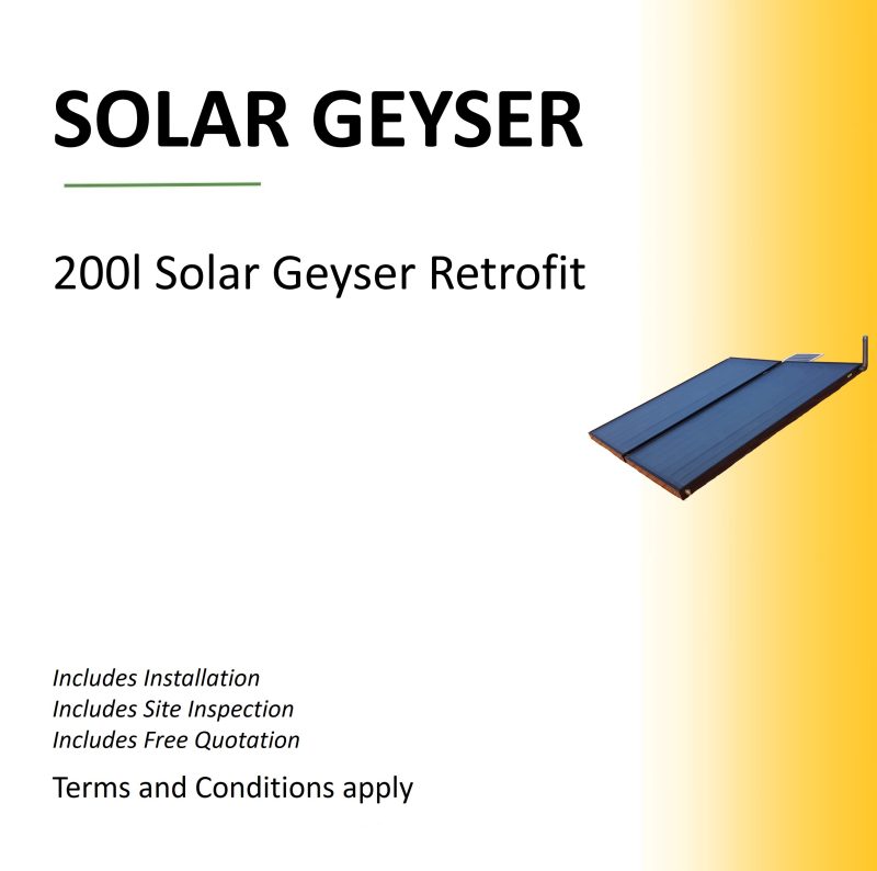 200L Solar Geyser Retrofit – City Sun Solar Solutions